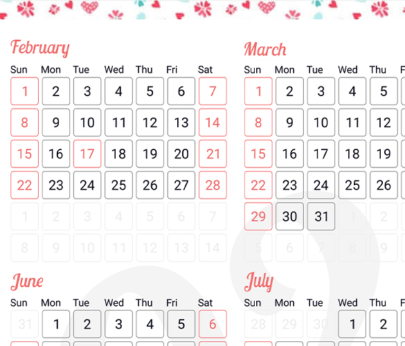 Poster Calendars | Custom Poster Calendars | CanvasChamp