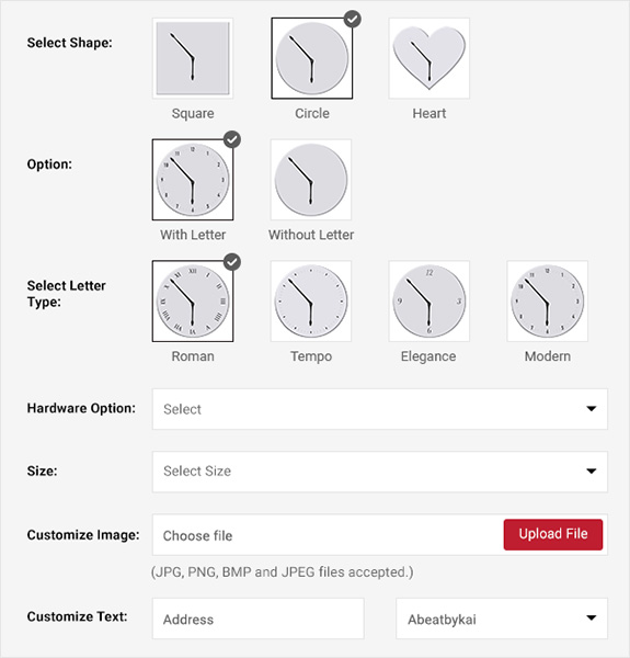 Design Your Custom Wall Clock | CanvasChamp